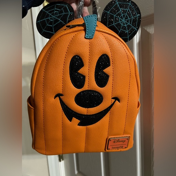 Loungefly | Bags | Disney Loungefly Pumpkin Backpack | Poshmark